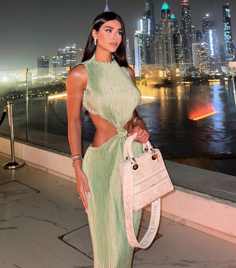 Kaylin dress, pistachio - Jaswely