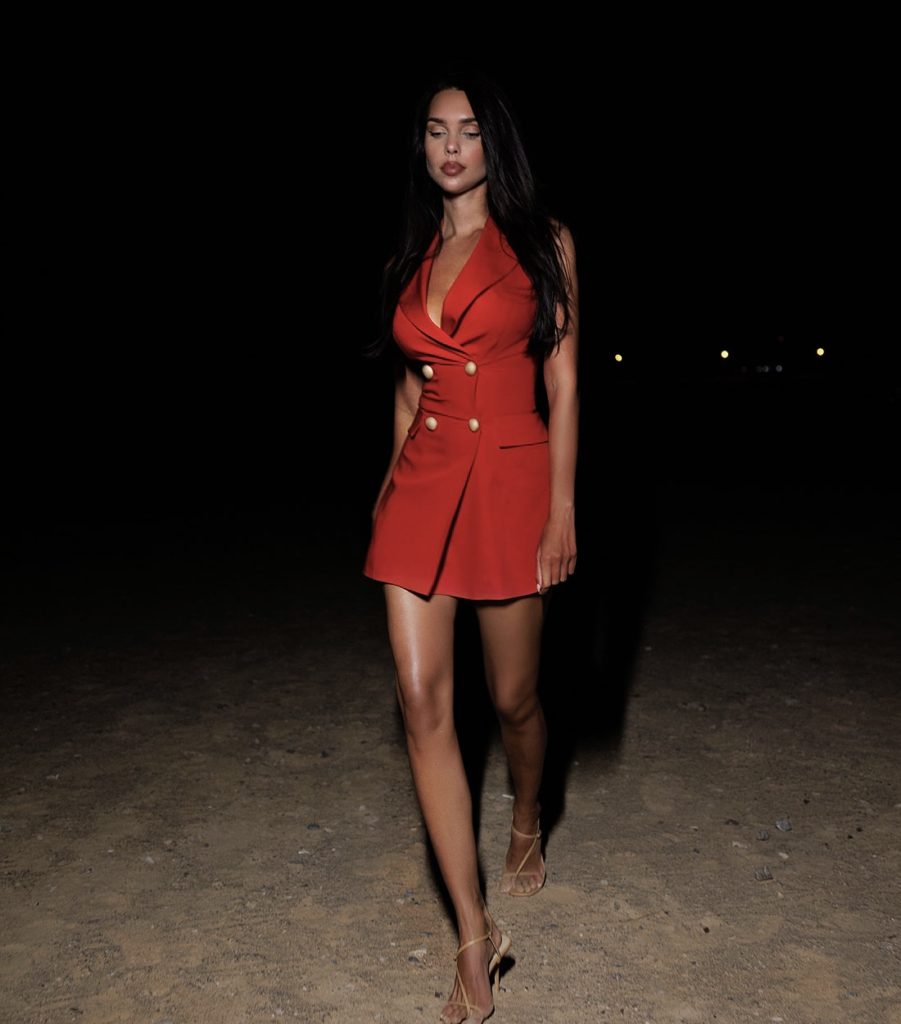 Shanti dress red - Jaswely